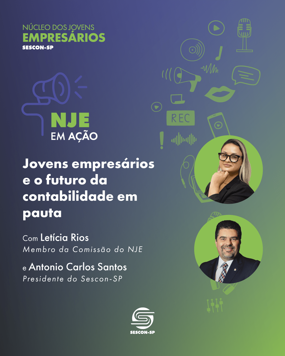 NJE em Ação! Direto dos bastidores, Letícia Rios, conversa com o ...